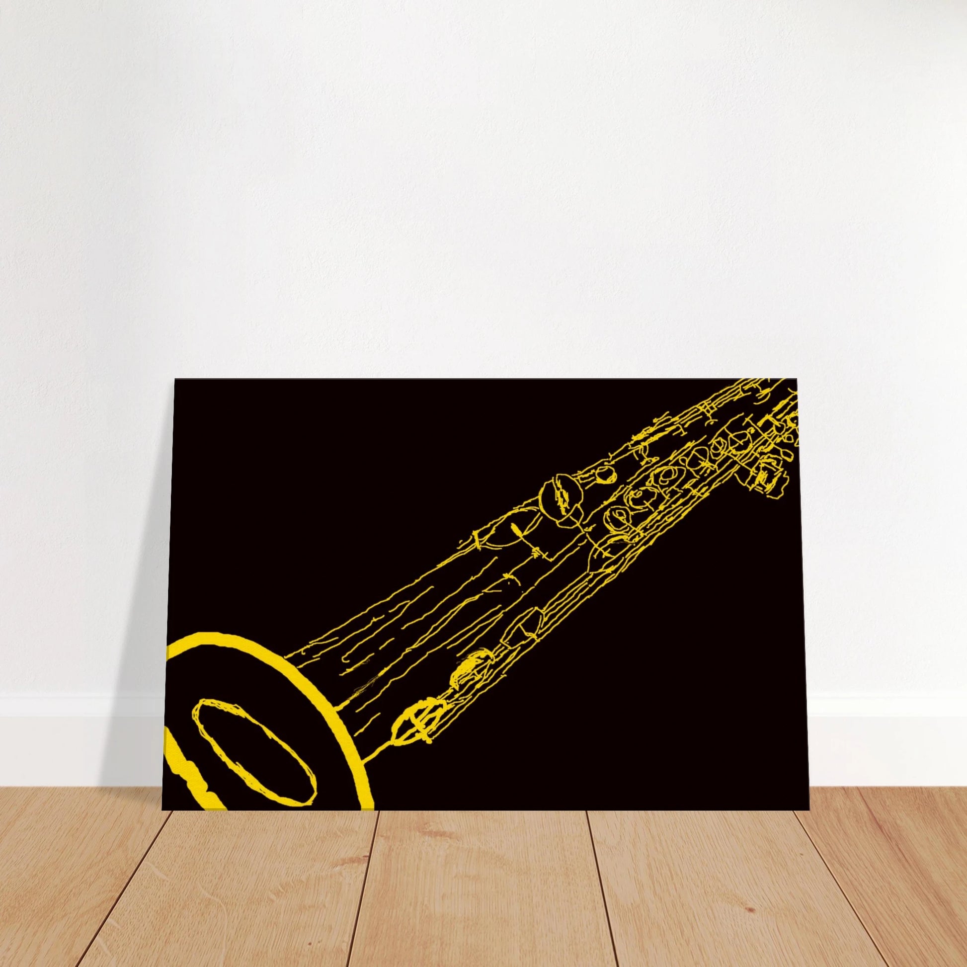 Soprano Sax - Gold on Black – Lumichory: Fine Art & Photography by Leon ...